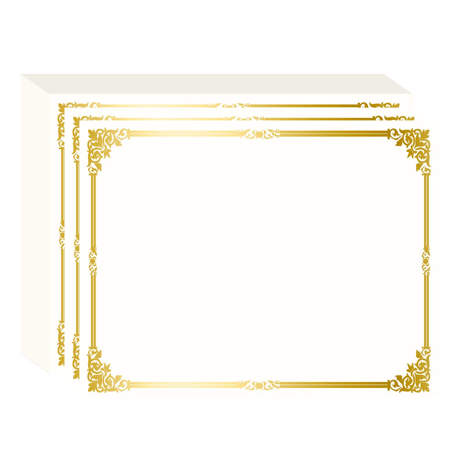 Blank Computer Certificate Borders