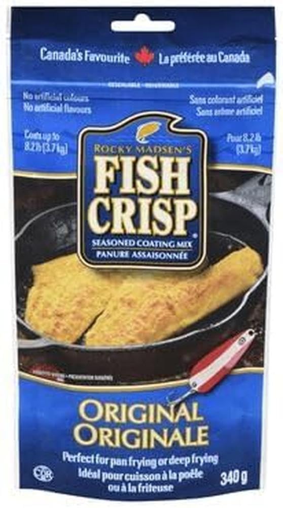 Fish Crisp, Seasoned Coating Mix, Original, 340g : Amazon.ca: Grocery ...
