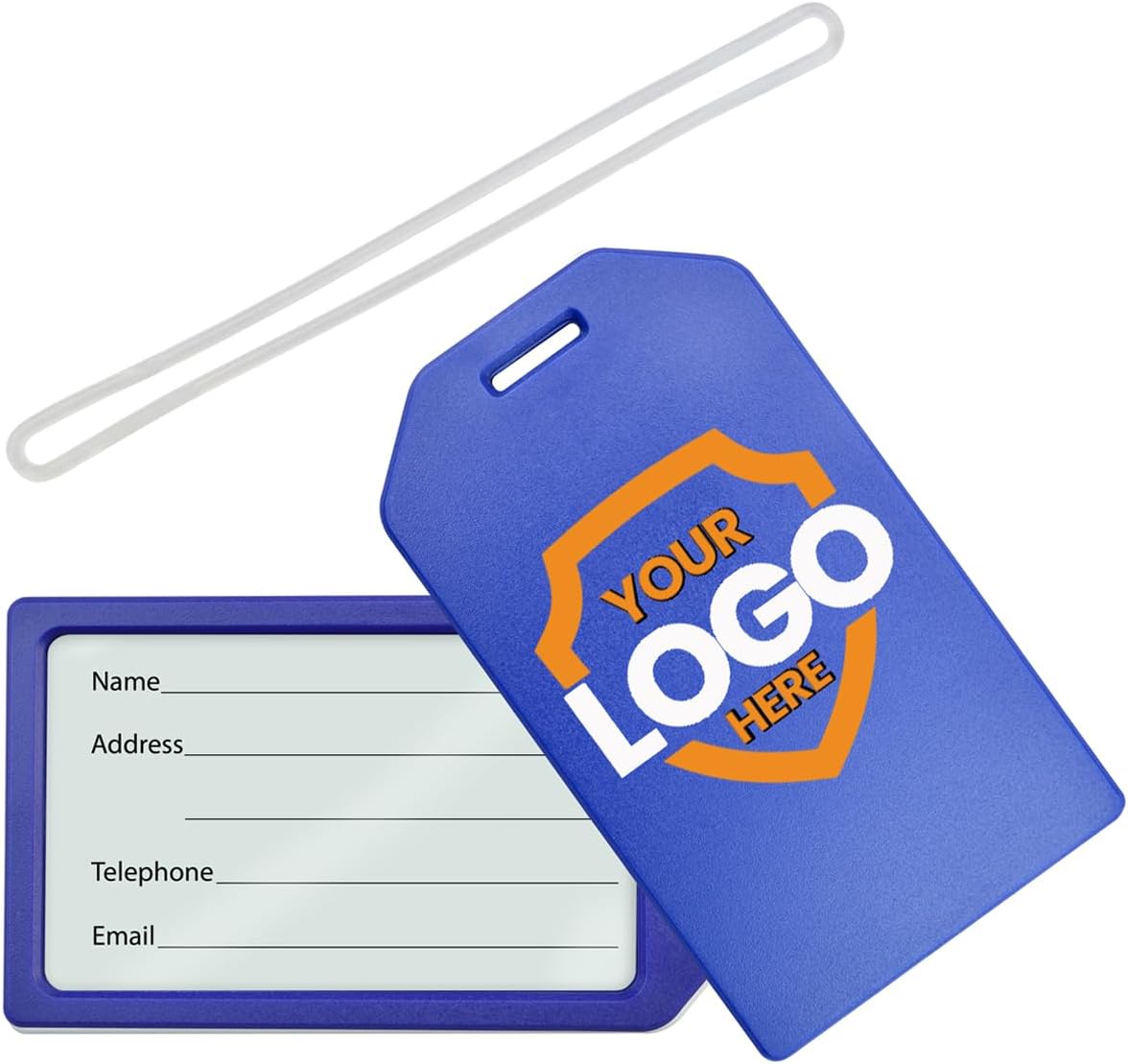 Amazon.com: 10 Pack - Bulk Custom Luggage Tags - Heavy Duty Personalized Bag Tag for Suitcases ...