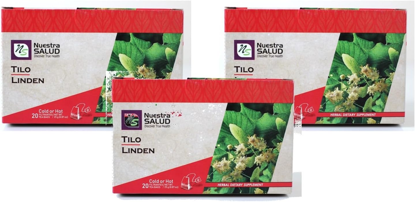 Amazon.com : Linden Tea - Herbal Tea - Tila (60 Tea Bags) Value Pack ...