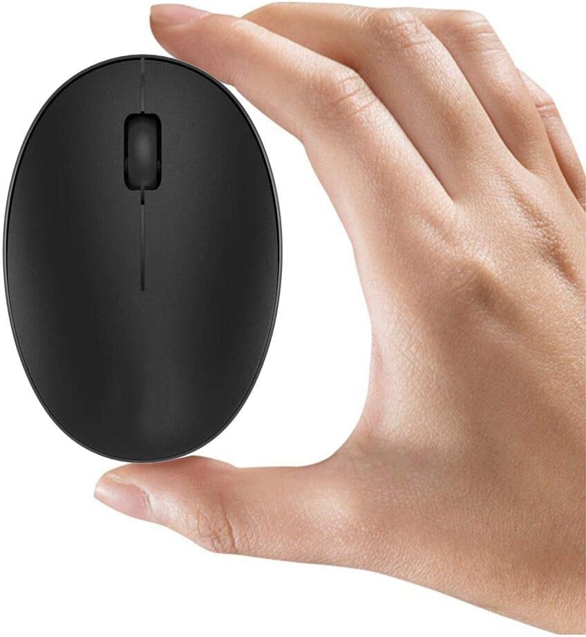 TENMOS Mini Small Mouse Wireless Rechargeable Computer Mouse,2.4GHz ...