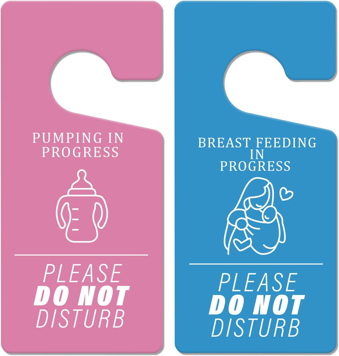 Amazon.com : Pumping in Progress Door Sign,Do Not Disturb Door Wood ...
