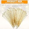 Amazon.com | 500 Pcs Gold Glitter Plastic Swizzle Sticks Crystal Cake ...