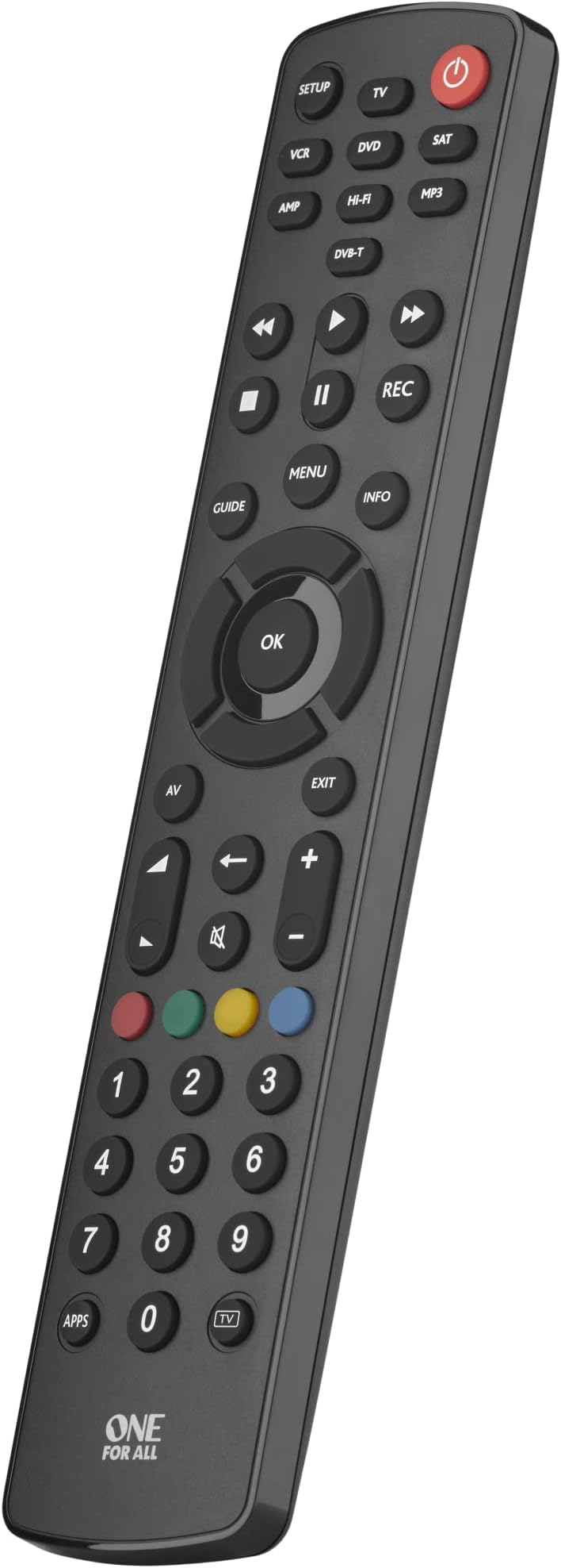 One For All 1280 Contour télécommande universelle 8 en 1 amplificateur ...
