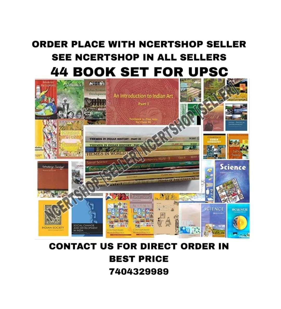 Buy NCERT 44 Books Set for UPSC Exams (English Medium) Book Online at ...