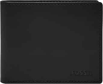 Amazon.com: Fossil Men's Derrick Leather RFID-Blocking Bifold with Flip ...