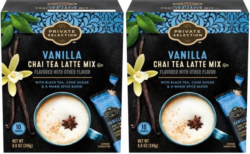 Amazon.com : Pack Of 2 Vanilla Chai Tea Latte Mix Packets 10 ct. : Grocery & Gourmet Food