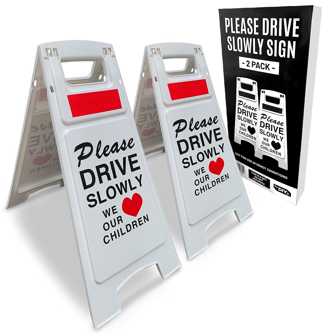 2 Pack Please Drive Slowly We Love Our Children Safety | Desertcart Kenya