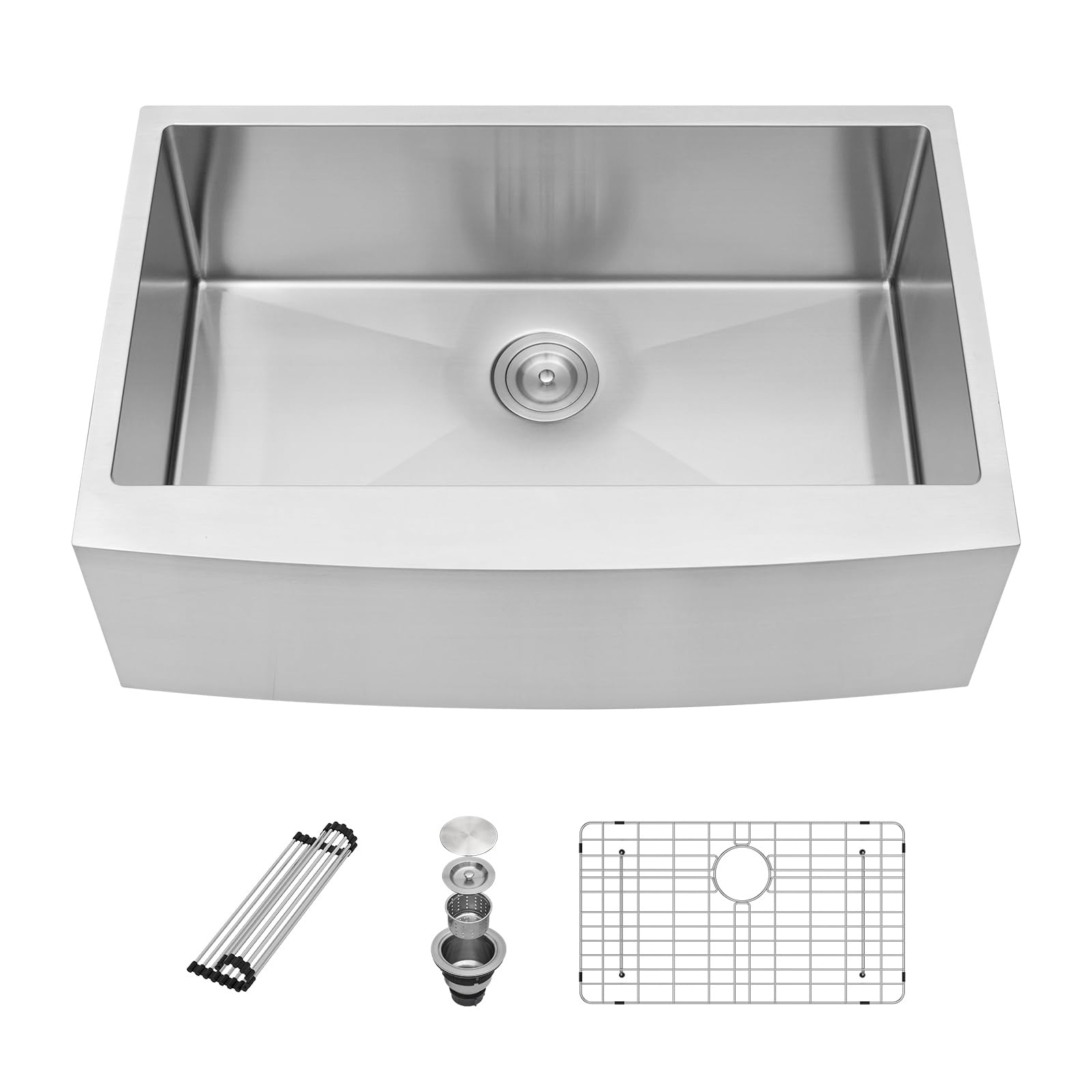 Snapklik.com : Sarlai 30 Farm Sink Stainless Steel - 30x21 Inch ...