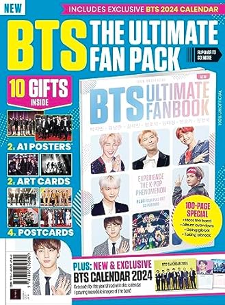 The Ultimate BTS Fan Pack - 100 page fanbook of the iconic K-Pop band ...