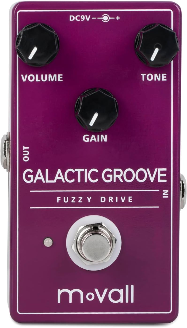 Amazon.com: Movall MP102 Galactic Groove Fuzzy Drive - Fuzz Guitar ...