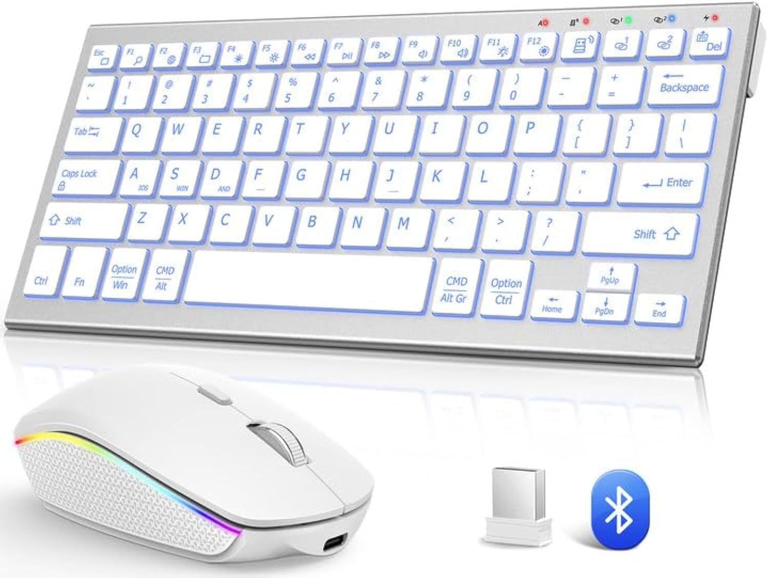 Amazon.com: Wireless Keyboard and Mouse Combo, Cordless Computer ...