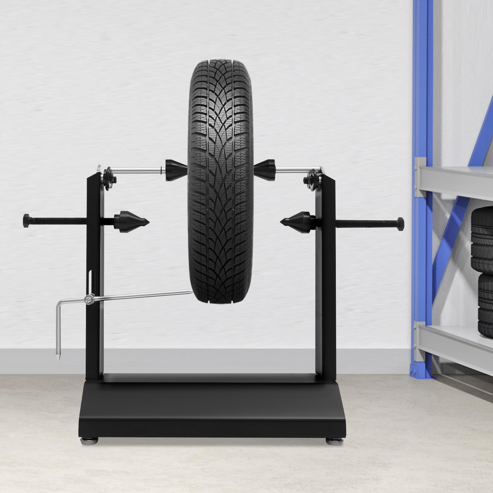 Wheel Truing Stand Machine Portable Motorcycle Tire Balancer & Truing ...