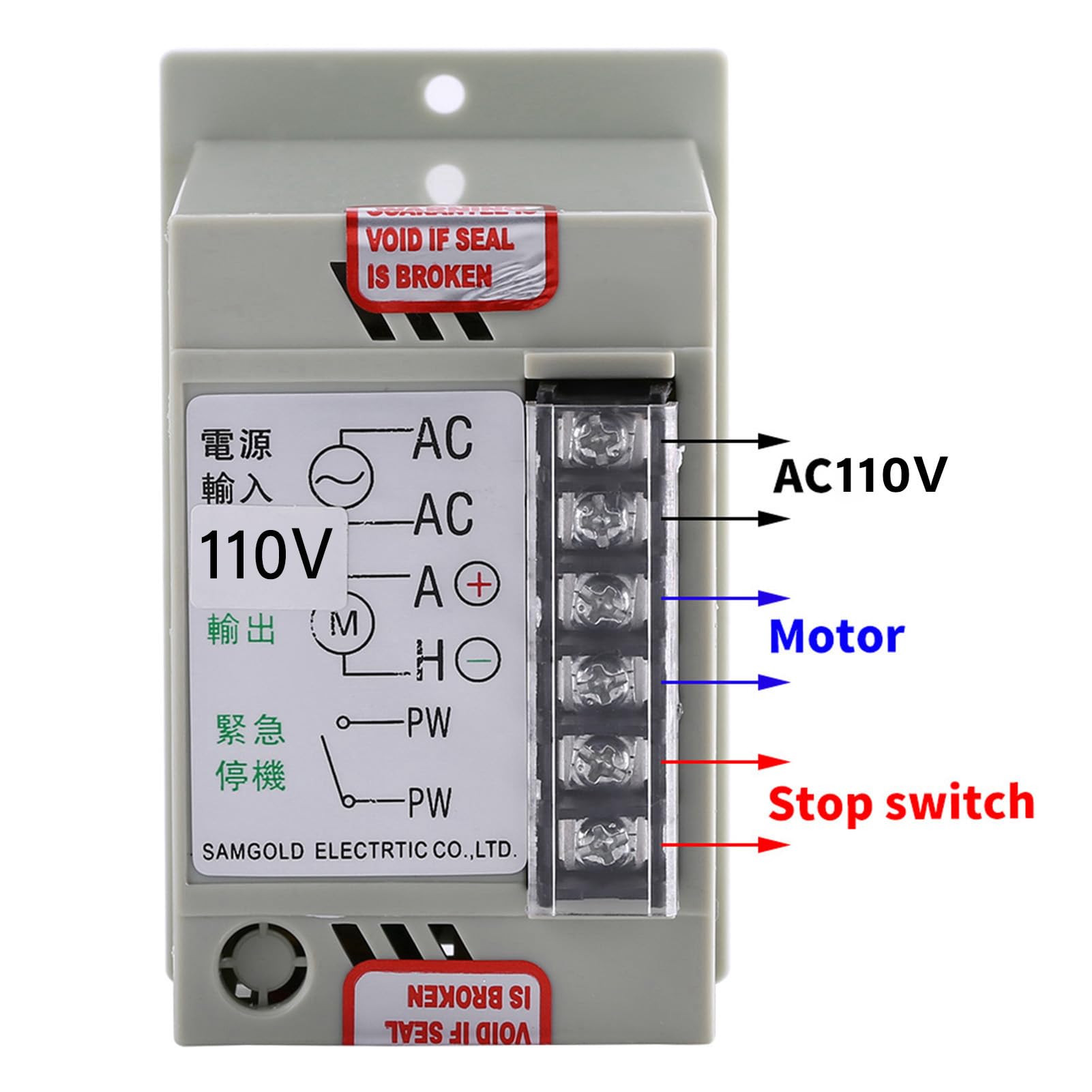Snapklik.com : DC Motor Speed Controller, AC 110V Input DC 24V-90V ...