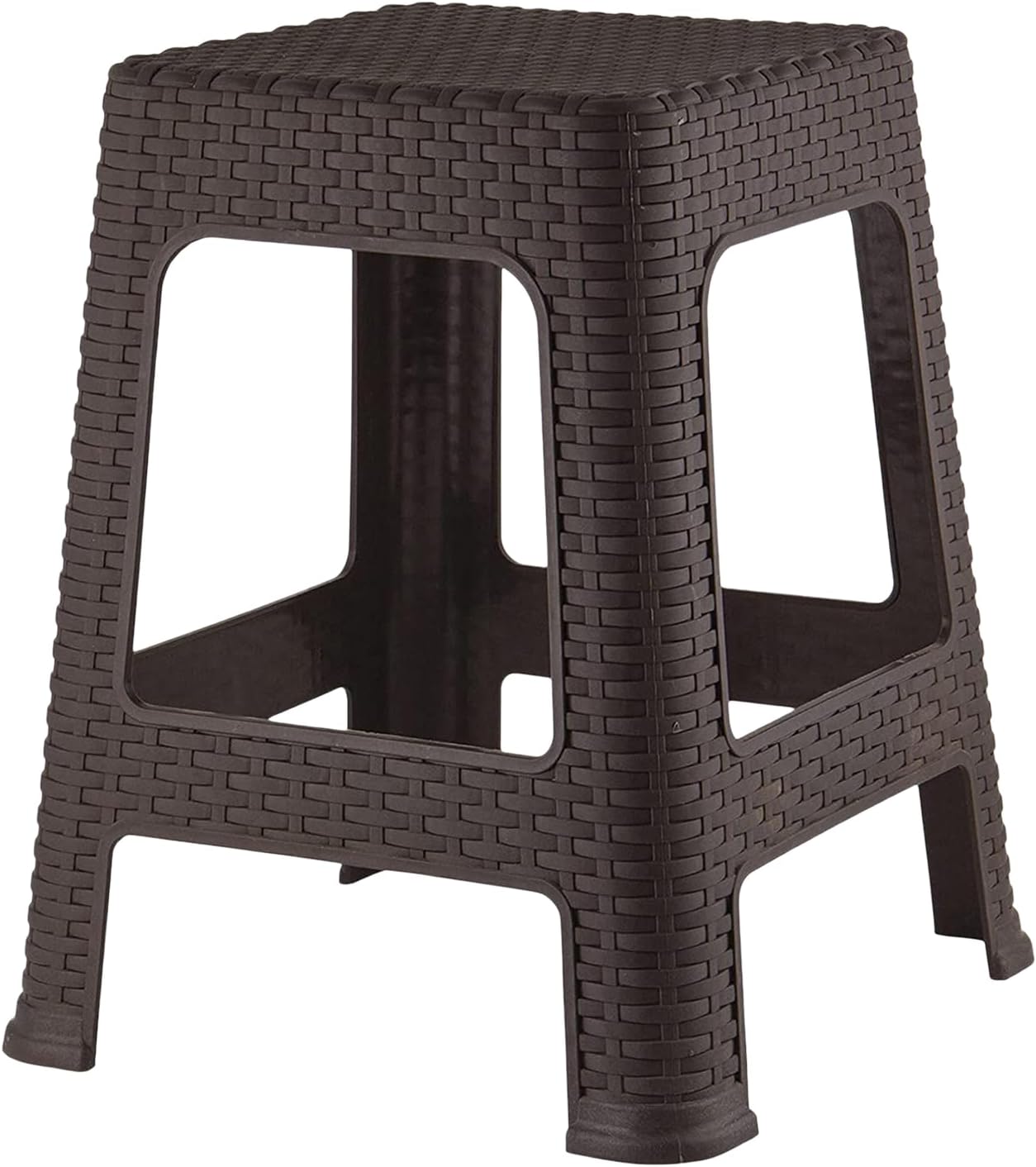 Nilkamal Hevea Plastic Stool (Bright Red) Home and Office -Set of 2 ...