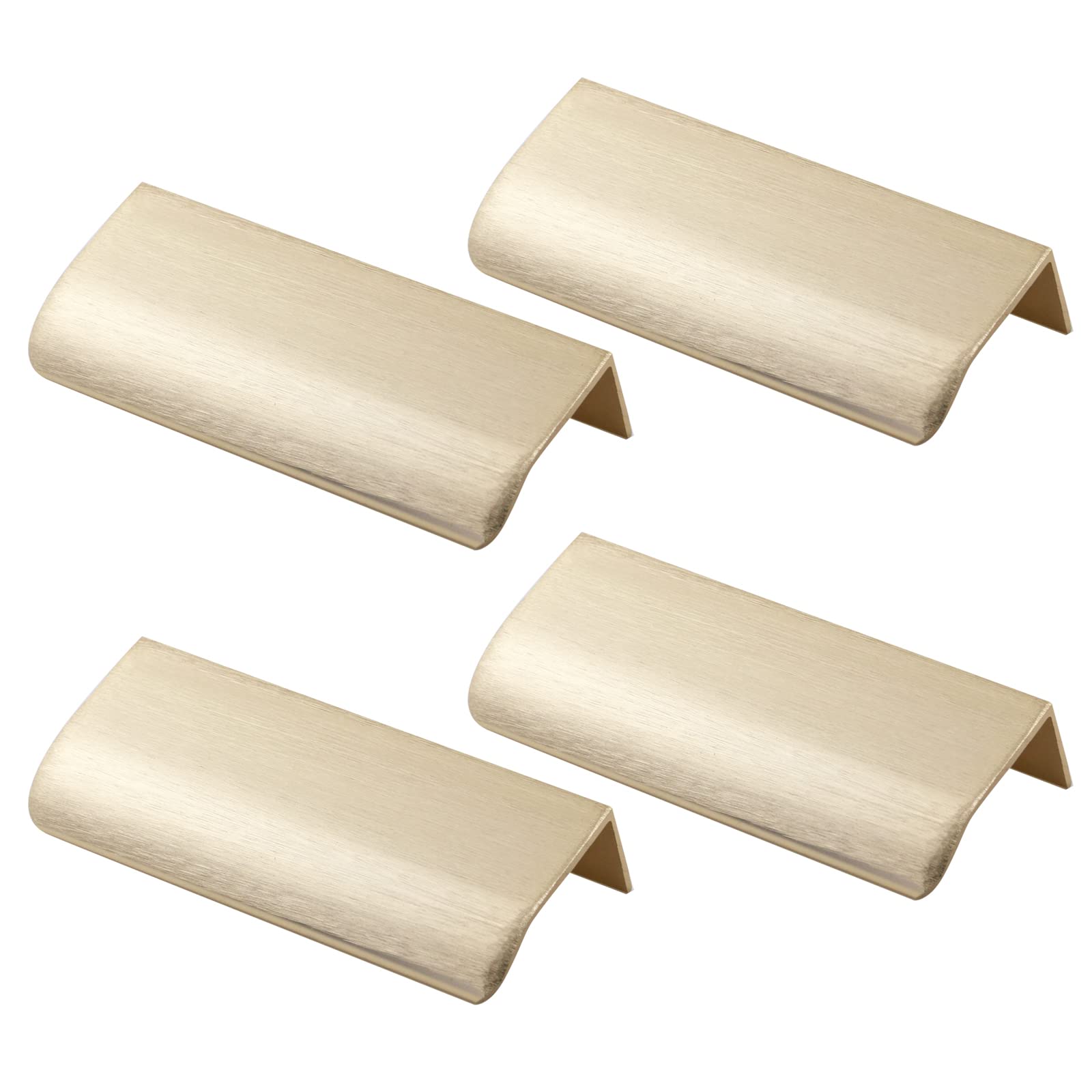 Tighall 4PCS Finger Edge Pull Concealed Handle Aluminum Alloy Finger ...