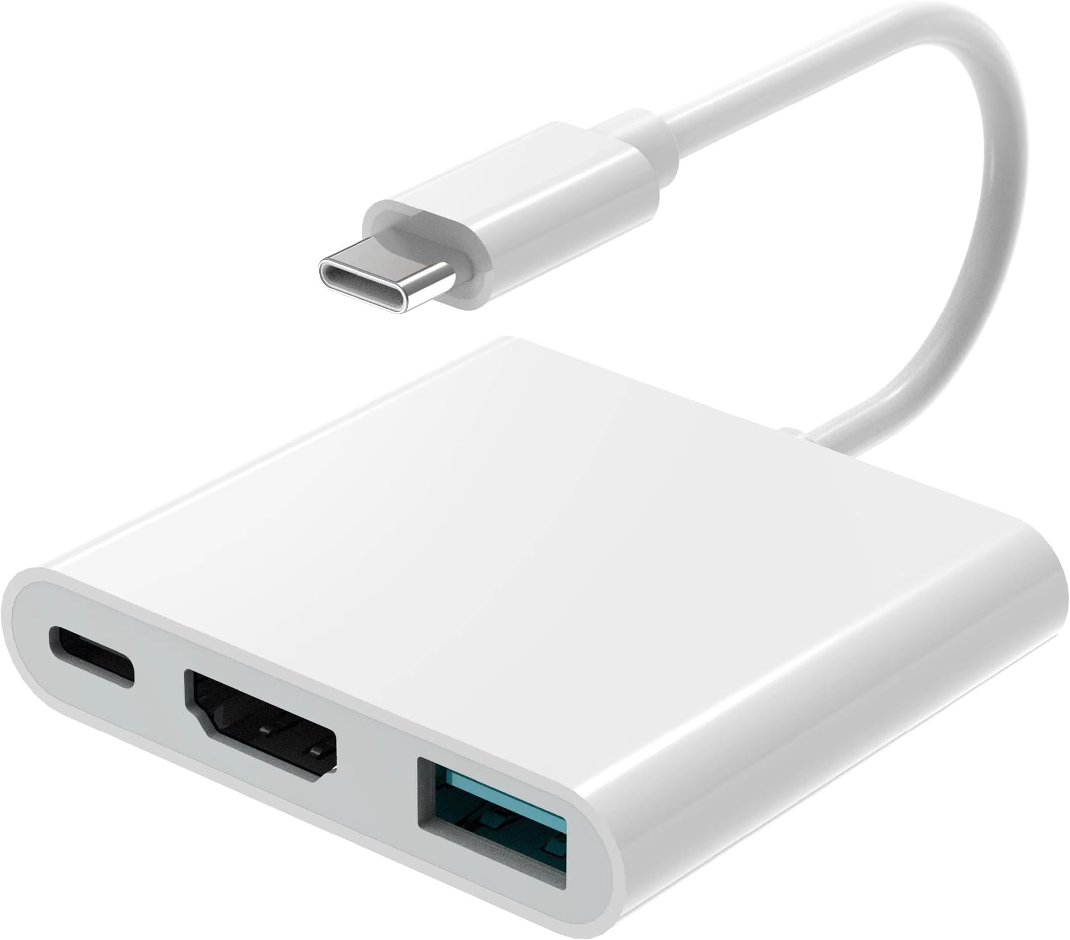Amazon.com: Battony Multiport AV Adapter with 4K HDMI Output USB 3.0 ...