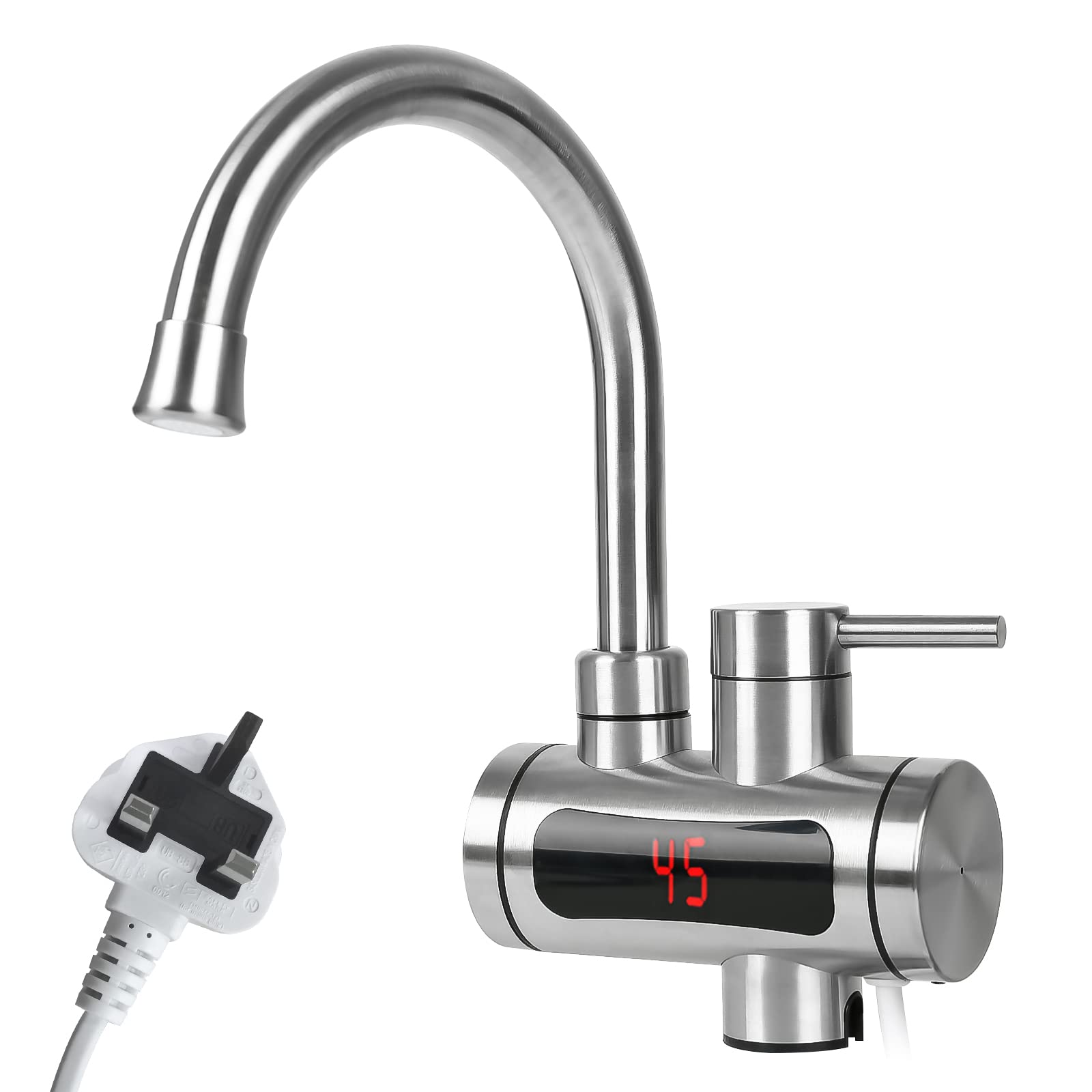 Electric Sink Heating Tap 220V,CEIEVER nstant Tankless Electric Hot ...