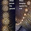 Amazon.com : Moroccan Solar Lights Outdoor 20LED Upgrade Brightness ...