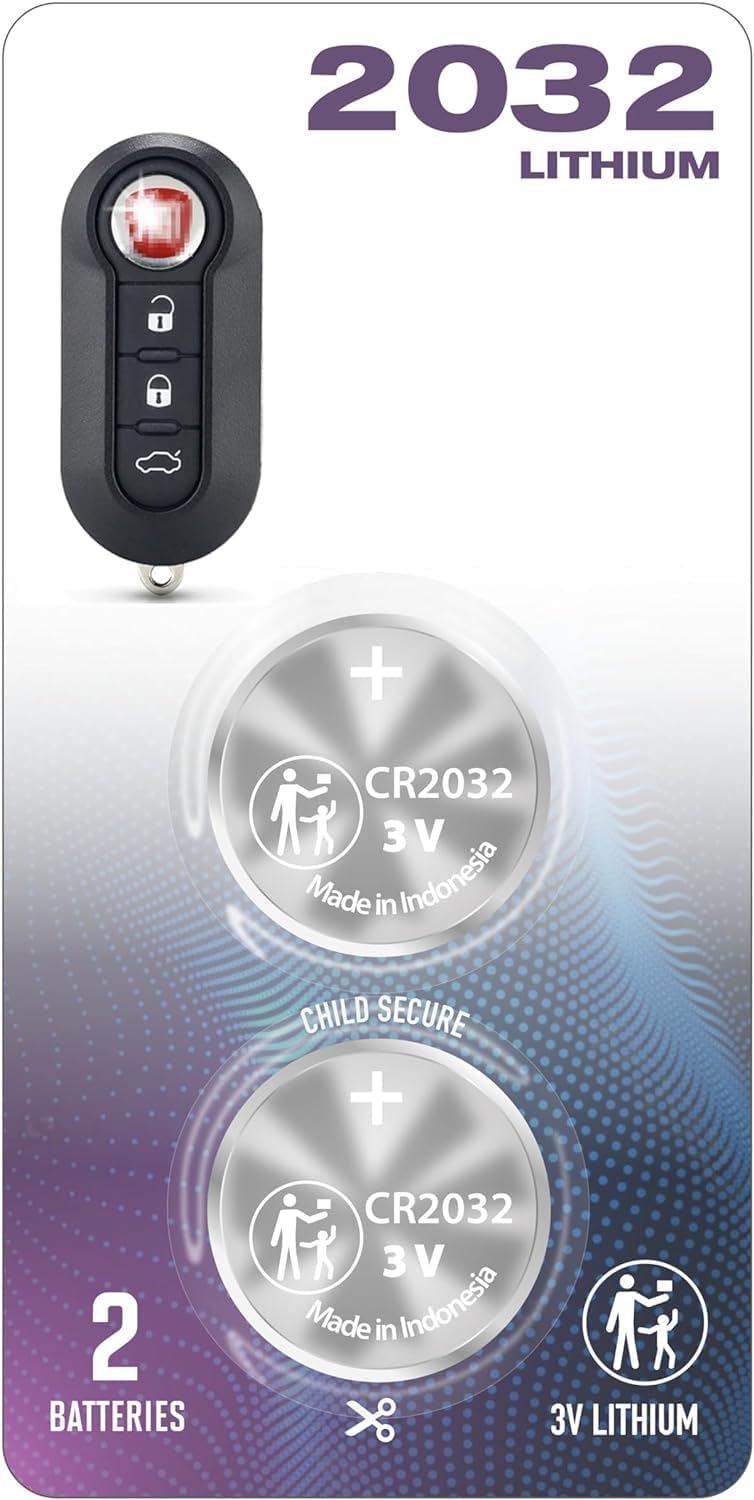 Amazon.com: (2 Pack) Remote Key FOB Battery CR2032 2032 OEM (2009-2021) fits case Shell Cover ...