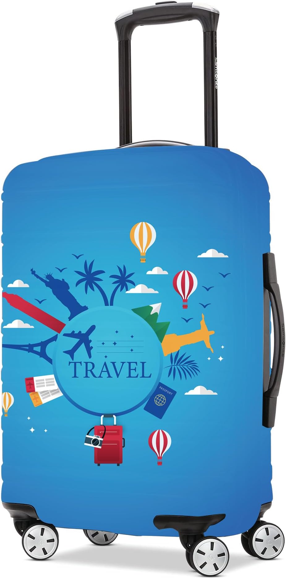 Amazon.com | FIRST WAY Luggage Cover Protector - Anti-Scratch Suitcase ...