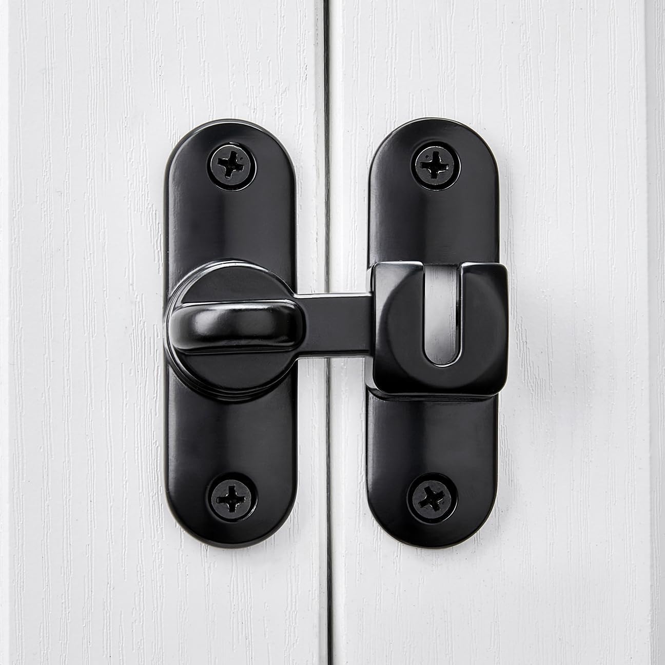 Amazon.com: INIRET Barn Door Latches,90/180 Degree Gate Lock,Zinc Alloy ...