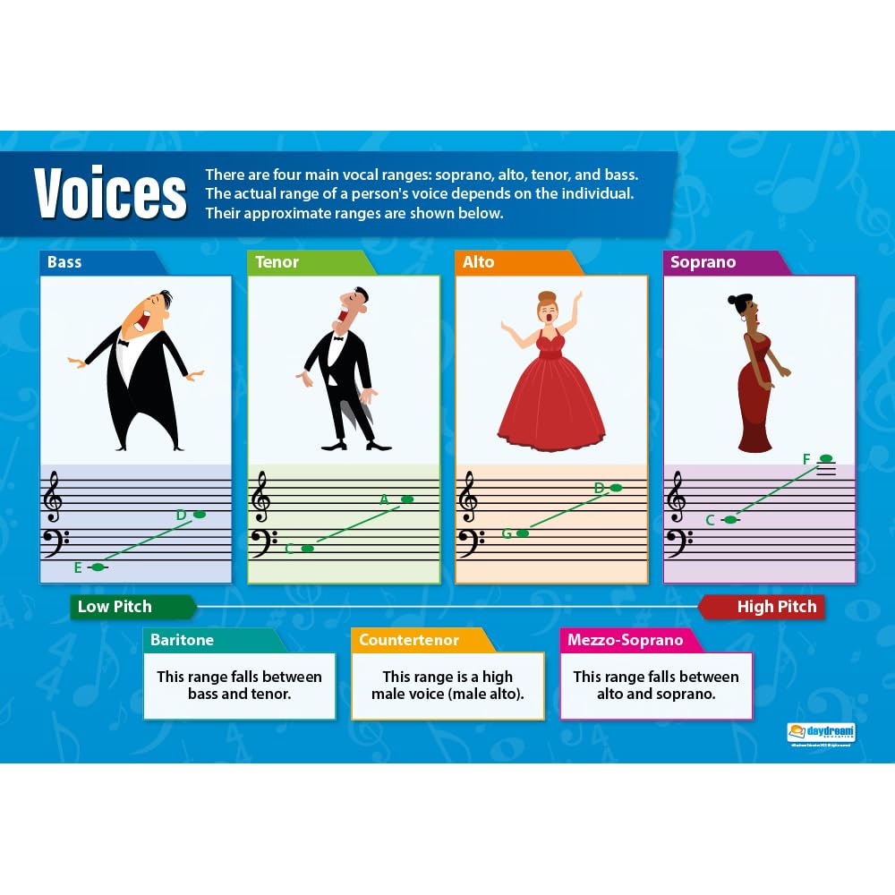 Daydream Education Voices Music Poster Extra Large 33 X 23 | Desertcart ...