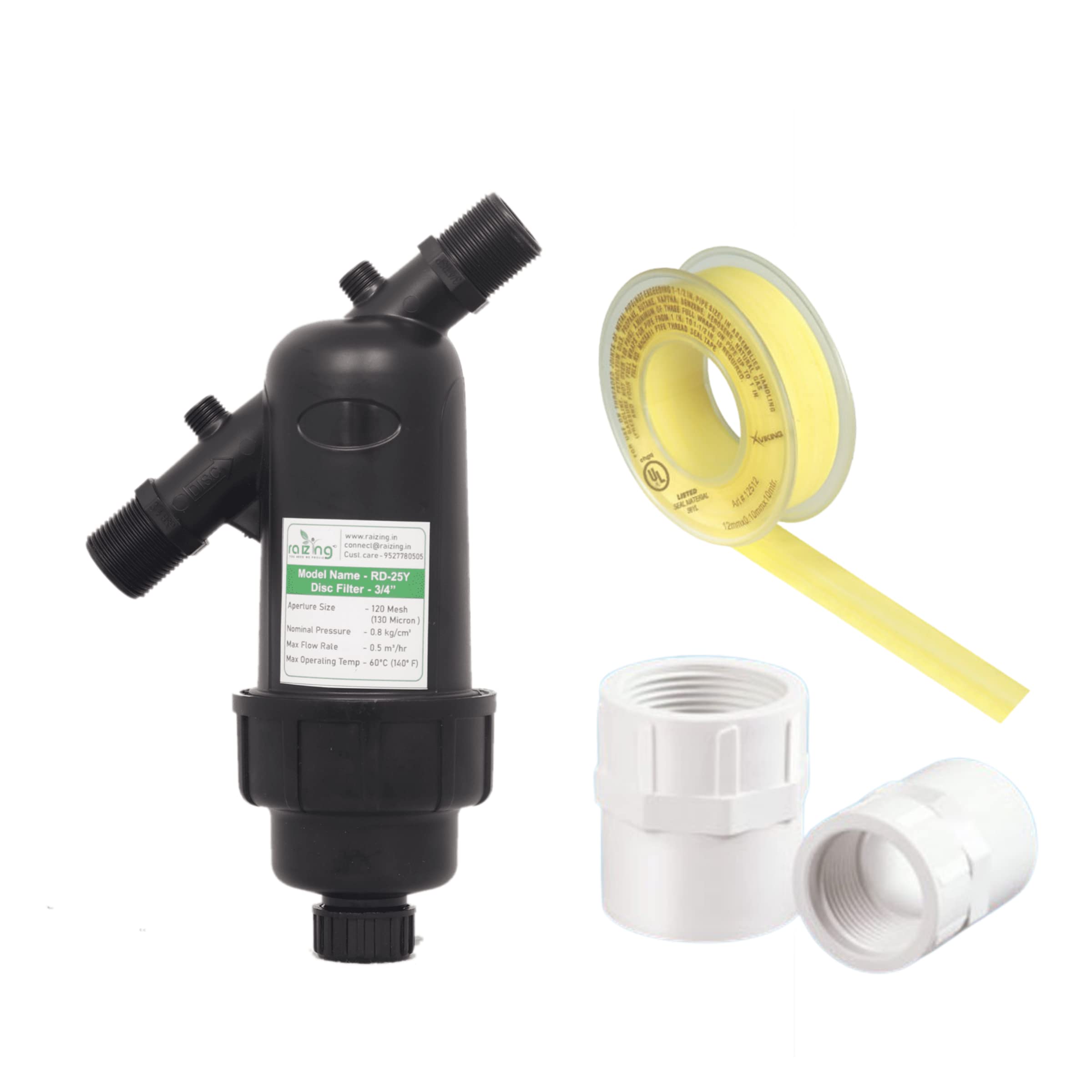 Raizing Disc Filter 3 4 Inch 25 Mm With Upvc | Desertcart Trinidad and ...