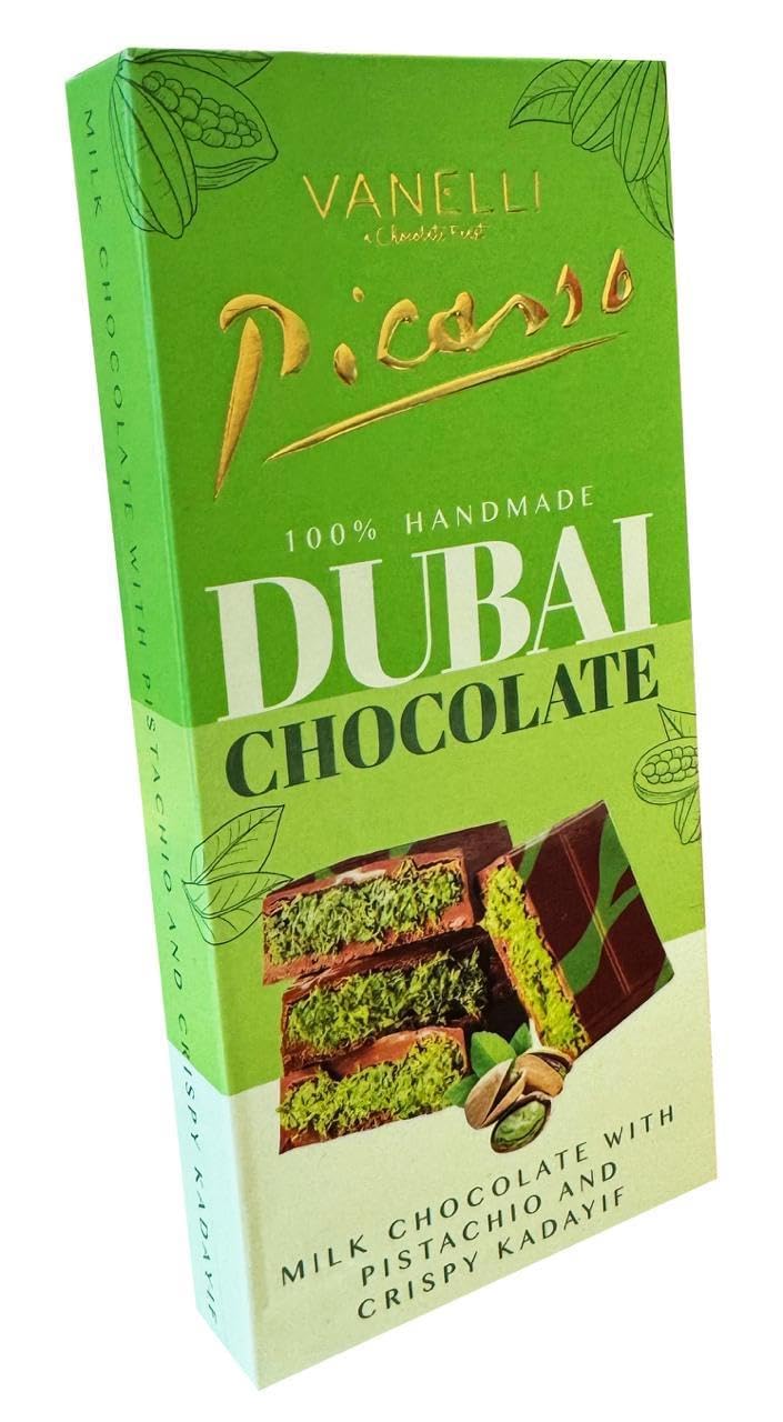 Amazon.com : Vanelli Picasso Dubai Chocolate, 7,05 oz : Grocery ...