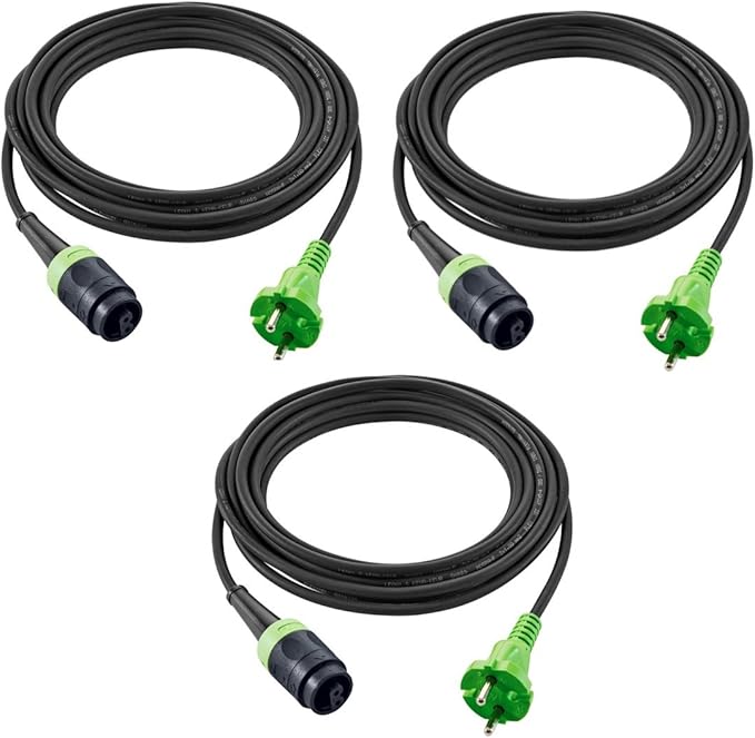 Festool Cable Plug it H05 RN-F4/3, juego de 3 (203935) : Amazon.es ...