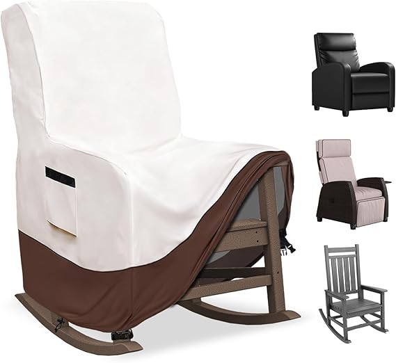 Amazon.com : Exokugo Outdoor Rocking Chair Covers, 600D Heavy Duty ...