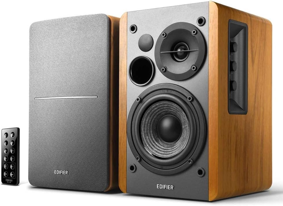 Edifier R1280DB Powered Bluetooth Bookshelf Speakers - RCA/AUX/Optical ...