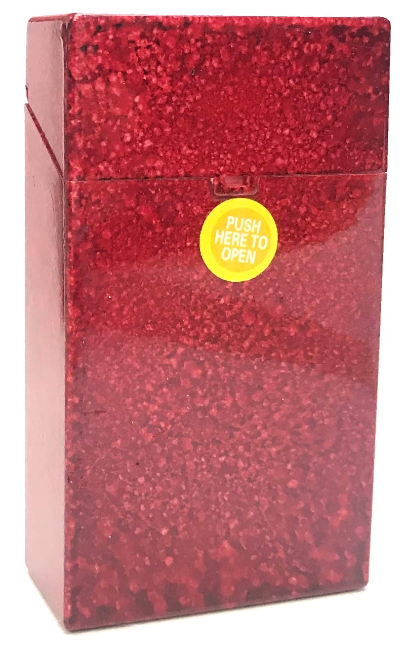 Plastic Glitter Cigarette Case