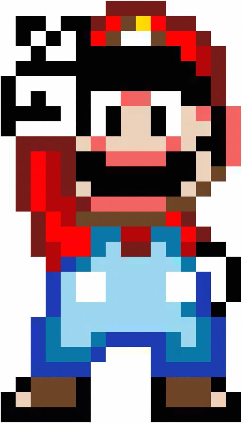 Amazon.com: Super Mario Pixel Old Classic Retro Game Poster 20x30: Home ...