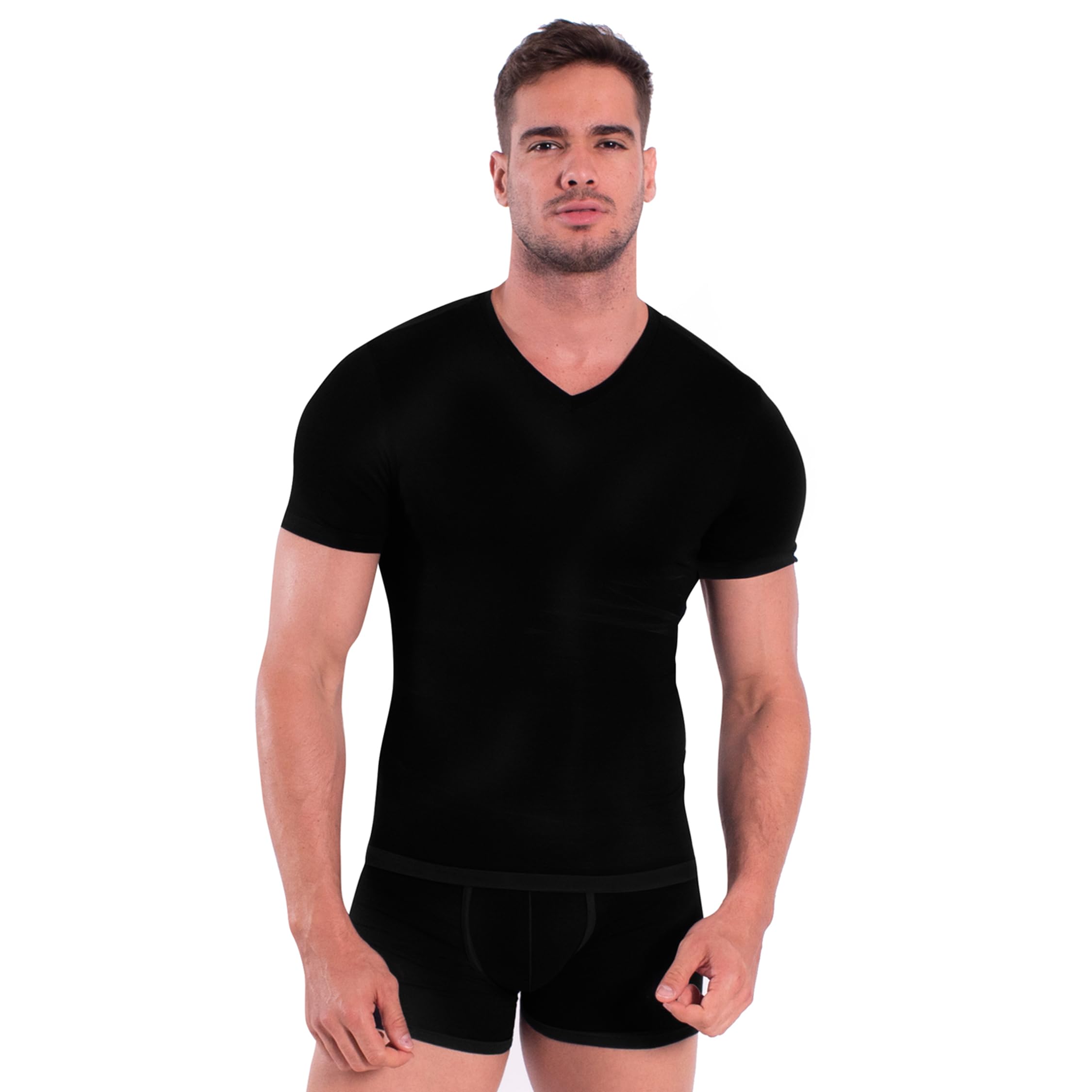 Rounderbum | Mens Underwear Padded Muscle T-Shirt for Men | Shapewear ...