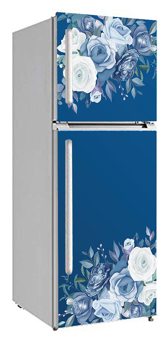 Buy BP Design Solution Rose Rich Blue Background Design Fridge ...