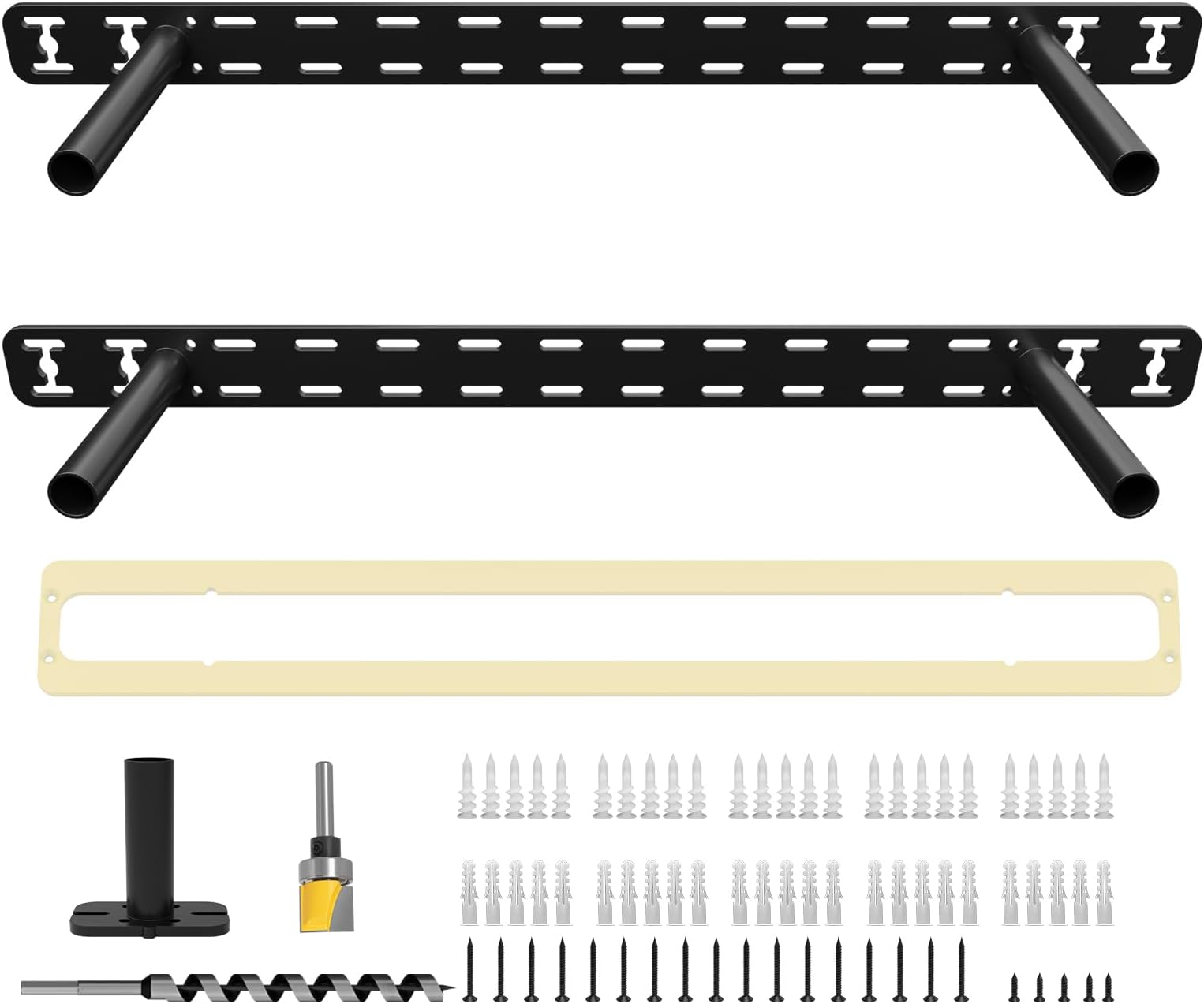 Amazon.com: Walnut Wood Works Floating Shelf Installation Kit, Drill ...