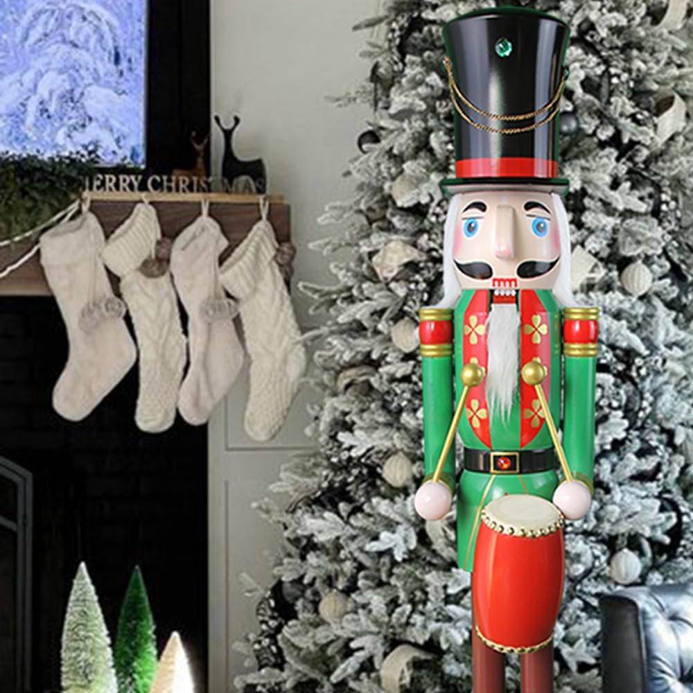 Amazon.com: Giant Life-Size 5' Iron Nutcracker Christmas Holiday Toy ...