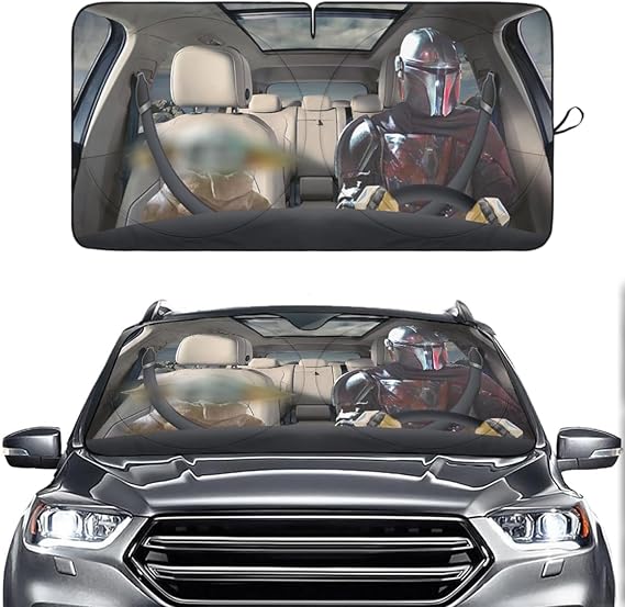 Amazon.com: GENANY Alien Windshield Sun Shade for Car SUV Truck (69x35 ...