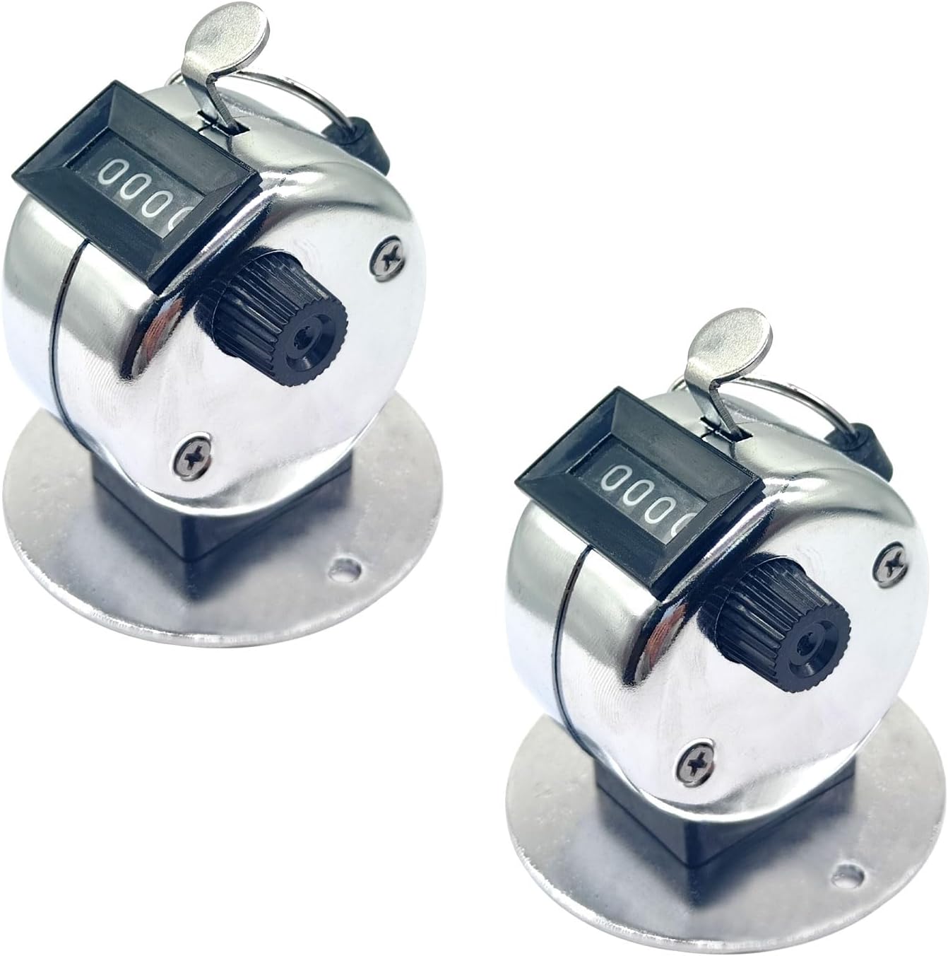 Amazon.com : Flylin 2Pcs Handheld Tally Counter, 4-Digit Number Count ...