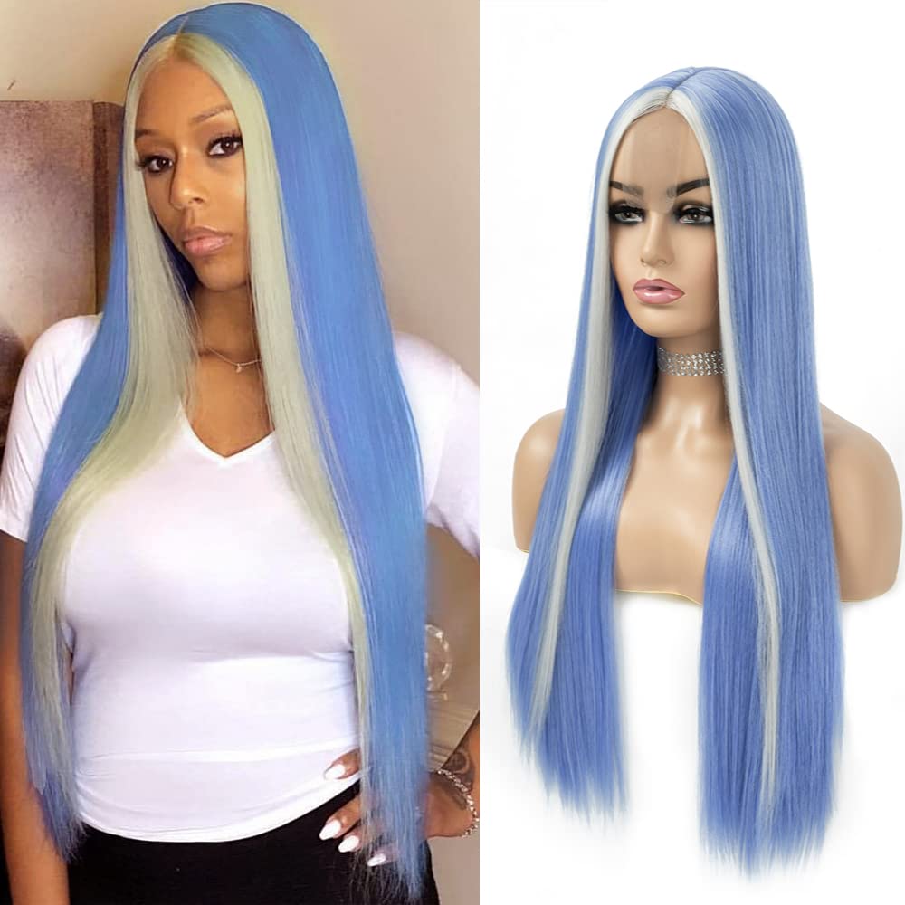 Girls With Pastel Blue Hair