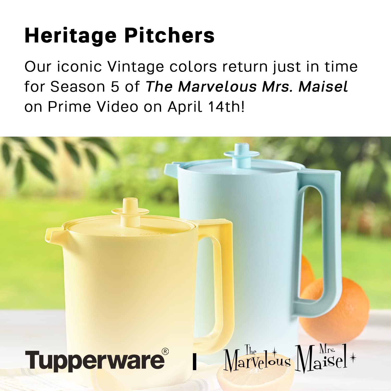 Snapklik.com : Tupperware Heritage Pitcher Set In Vintage Colors ...