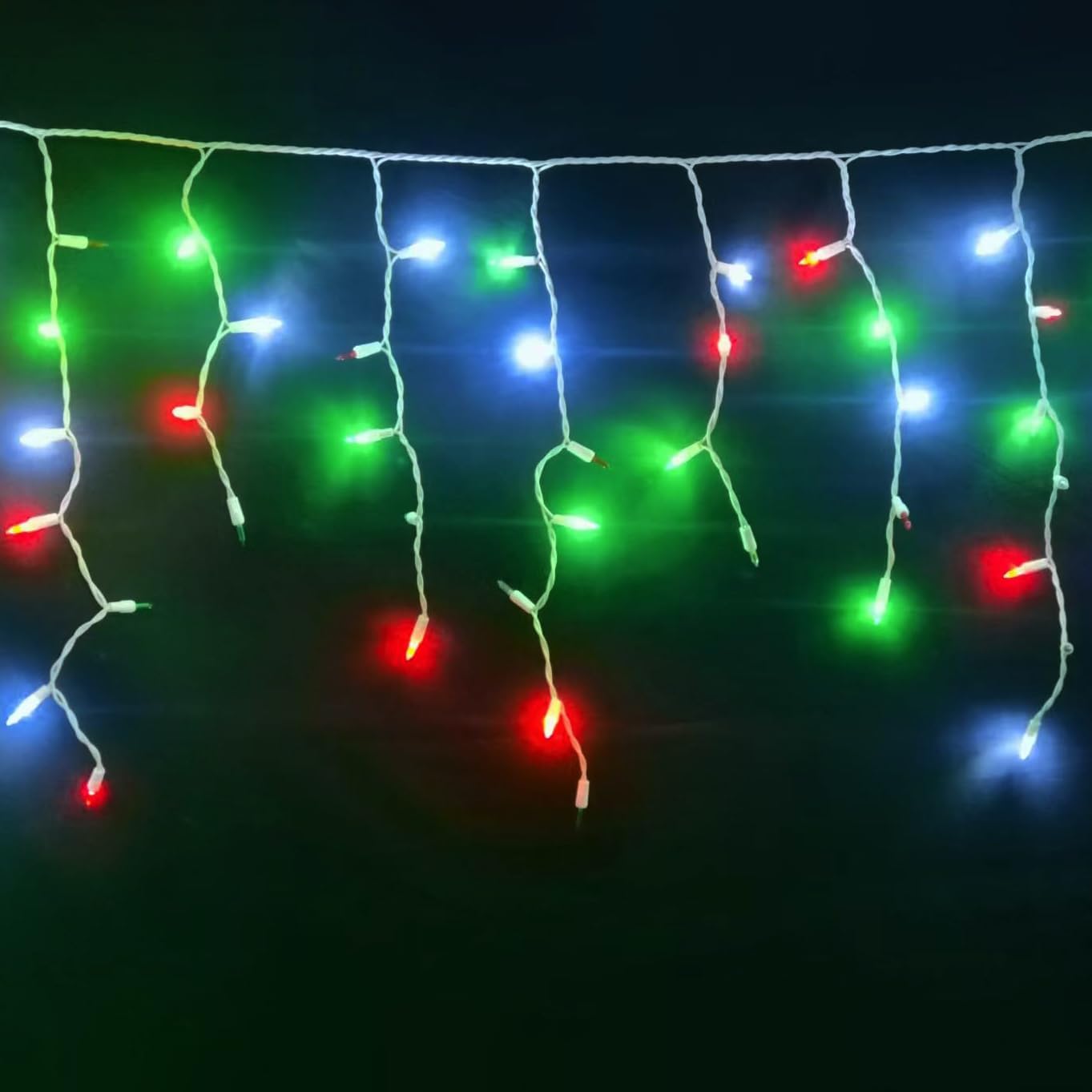 Amazon.com: MULTI-SPARKING Icicle Lights 6.25Ft 80 LED Soft Twinke ...