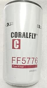 Amazon.com: 1 FIT FOR FLEETGUARD FF5776 CORALFLY FUEL FILTER CUMMINS ...
