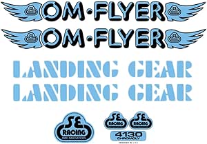 Amazon.com: SE Bikes DECALS SET OM FLYER BU : Automotive