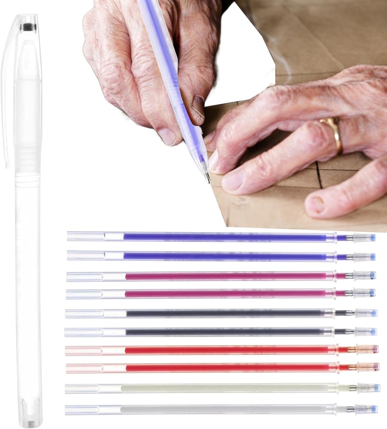 Disappearing Fabric Marking Pens - Heat Erasable Sewing and Embroidery ...