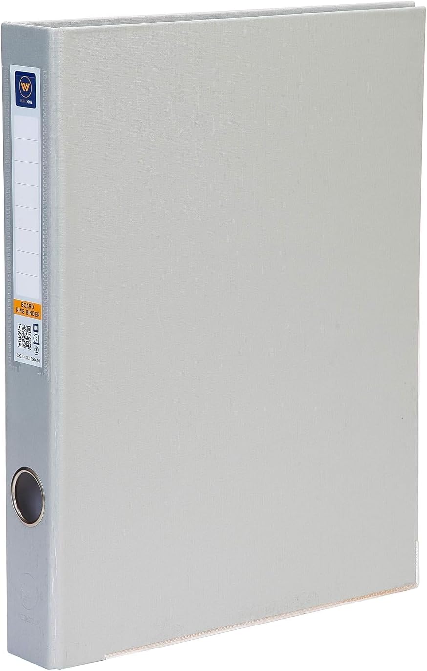 Worldone 2D Ring Binder File | A4 Size with 25mm Electroplated Clip ...