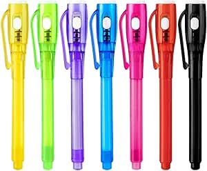 Amazon.com: EODVICS Invisible Ink Pens, Upgraded Spy Invisible Ink Pen with UV Light Magic ...