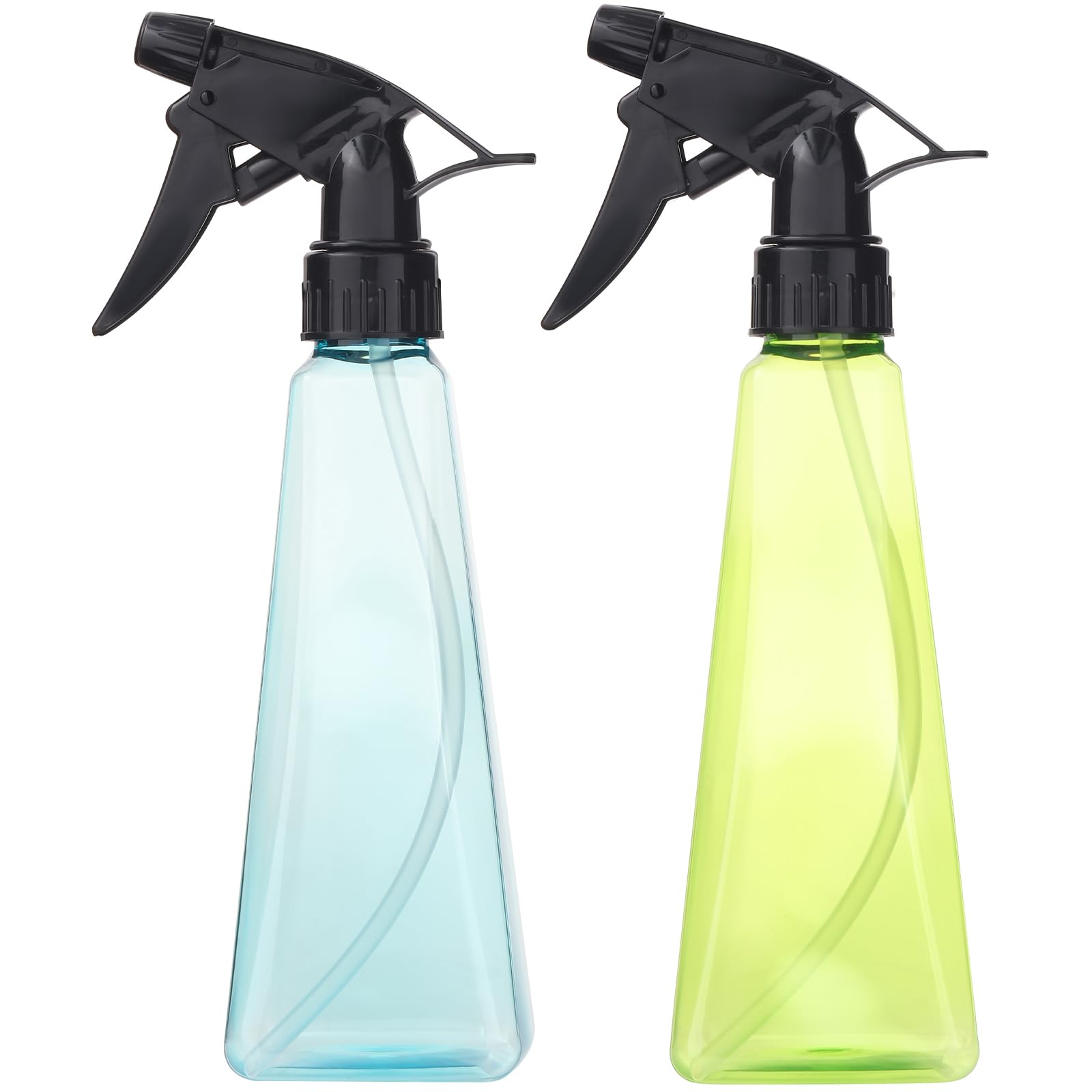 Amazon.com: Spray Bottles (2-Pack, 12 Oz.) Mist/Stream, Plastic Water ...