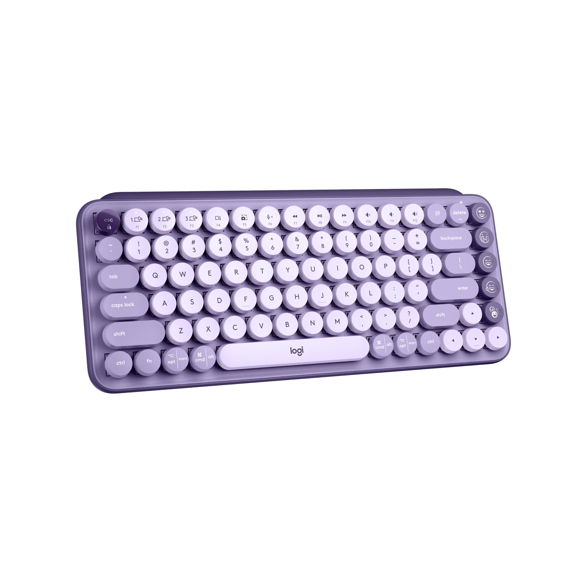 Logitech POP Keys Mechanical Wireless Keyboard with Customisable Emoji ...